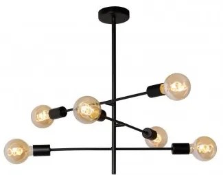 LUCIDE LESTER Ceiling light 59/59/85cm E27/60W Black, stropní svítidlo