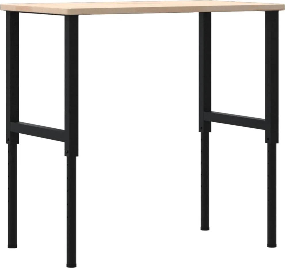 Pracovní stůl 100 x 60 x (71,5–98) cm masivní dub obdélníkový 3309678