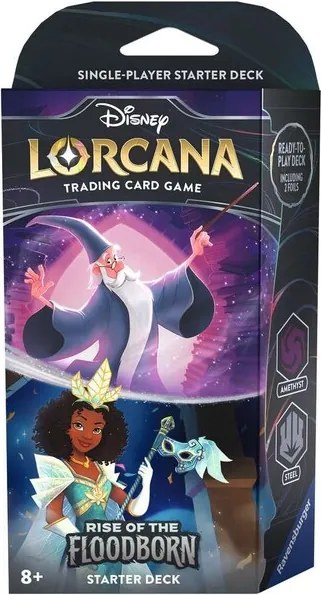 Disney Lorcana Rise of the Floodborn Starter Deck Merlin & Tiana