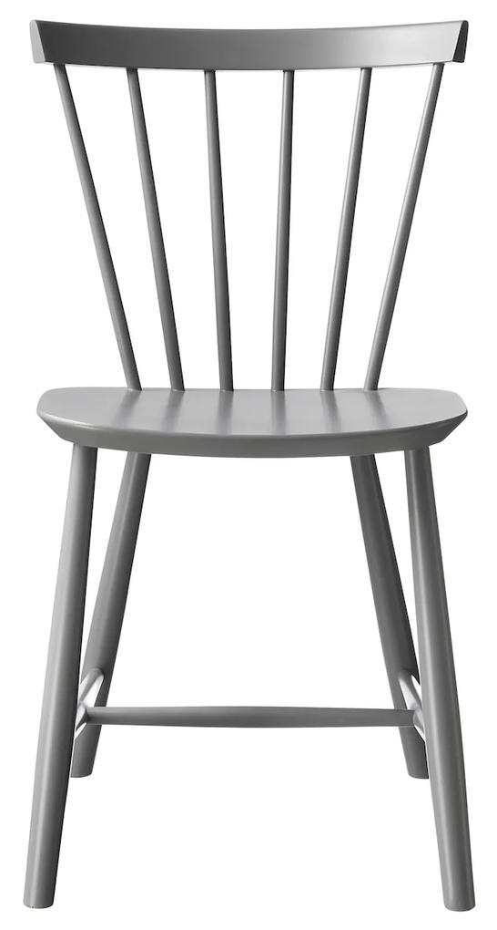Židle z bukového masivu J46 šedý lak