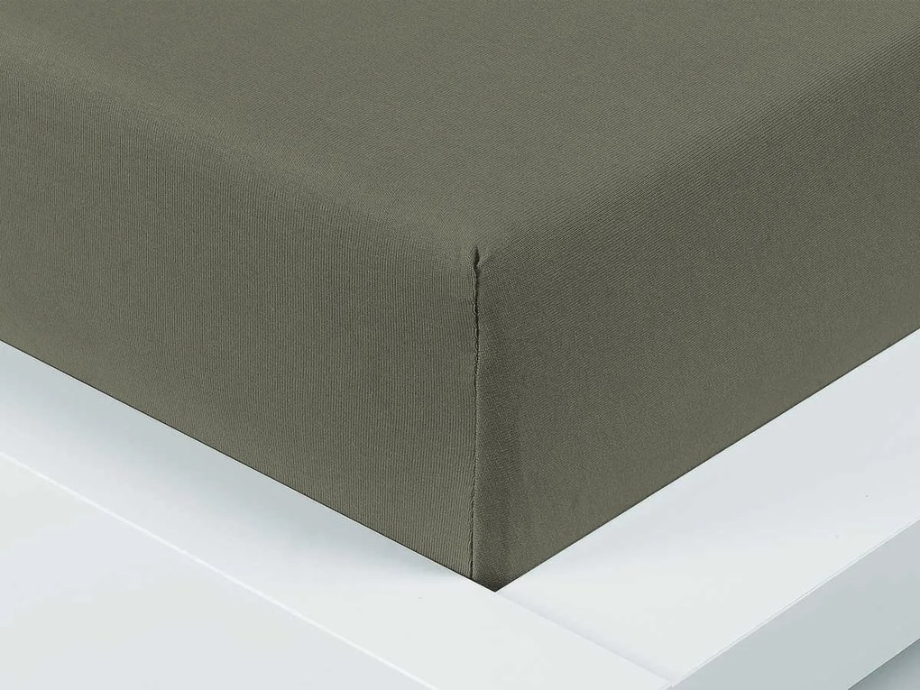 XPOSE® Jersey prostěradlo Exclusive s lycrou - šalvějové 180x200 cm