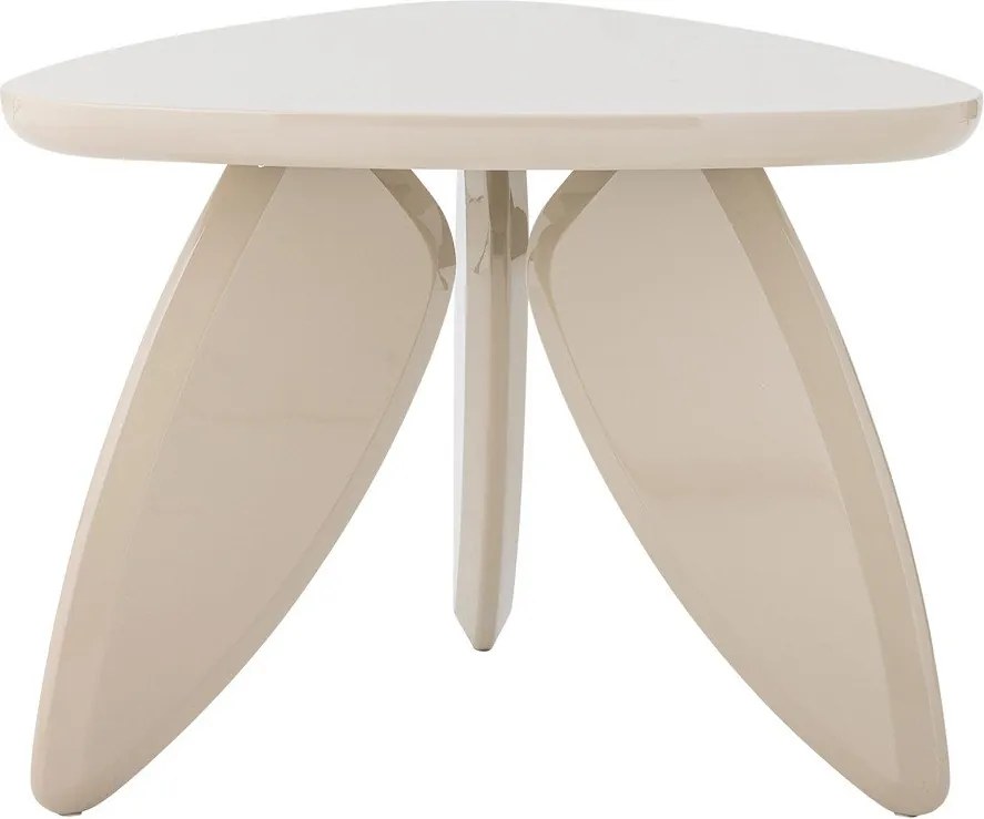 Krémový lesklý konferenční stolek 57x60 cm Magia – Bloomingville