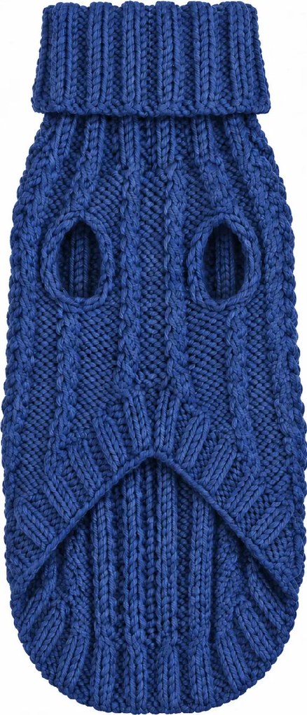 Pet Amour Merino svetr pro psy a kočky light blue Velikost: 24
