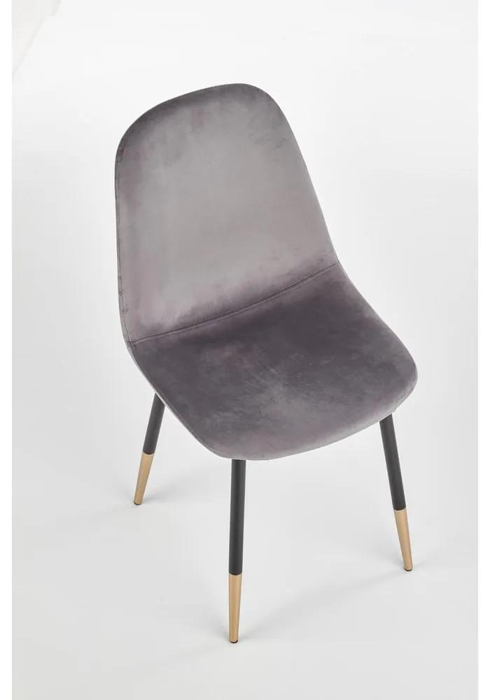Jídelní židle Noela, šedá / černá