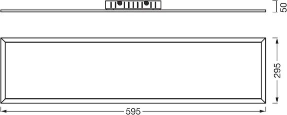 Osram - LED Panel přisazený PLANON LED/22W/230V 3000K 30x60 cm bílá
