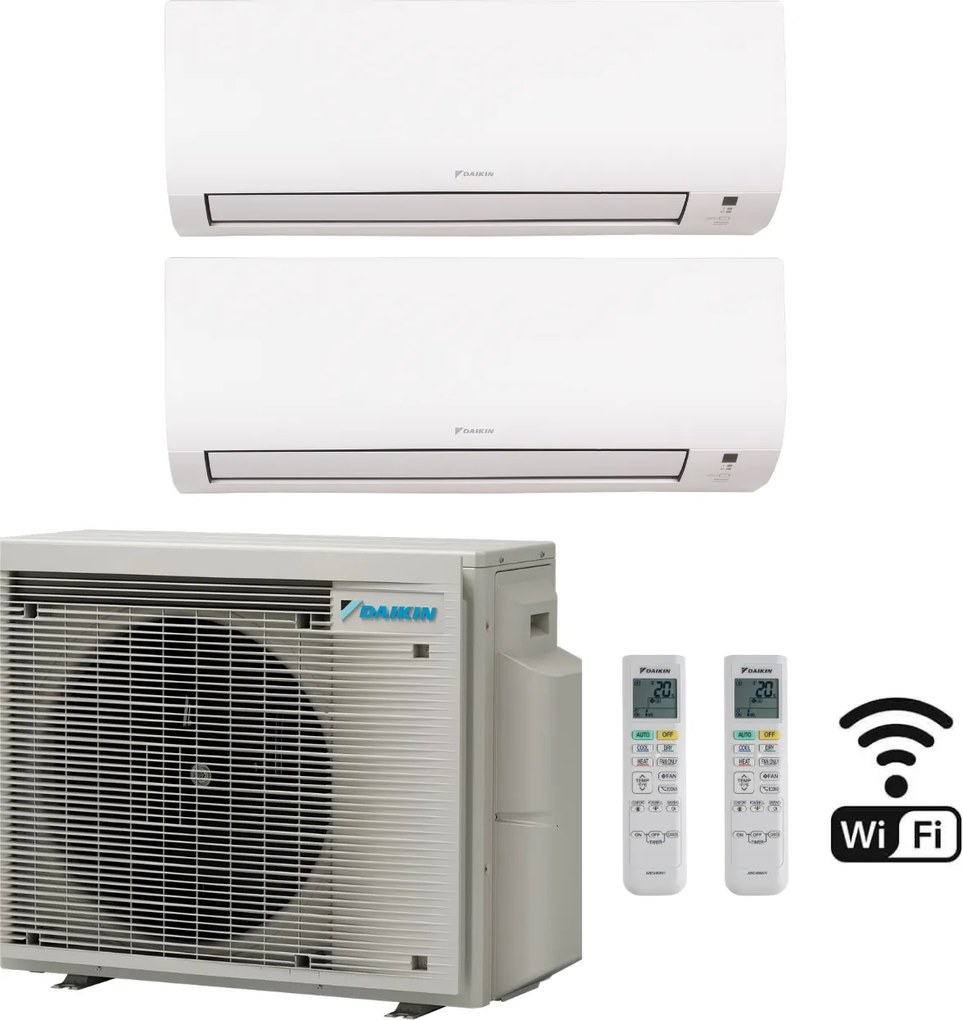Klimatizace Daikin Comfora 2x2,0 kW - sestava 2+1 včetně montáže