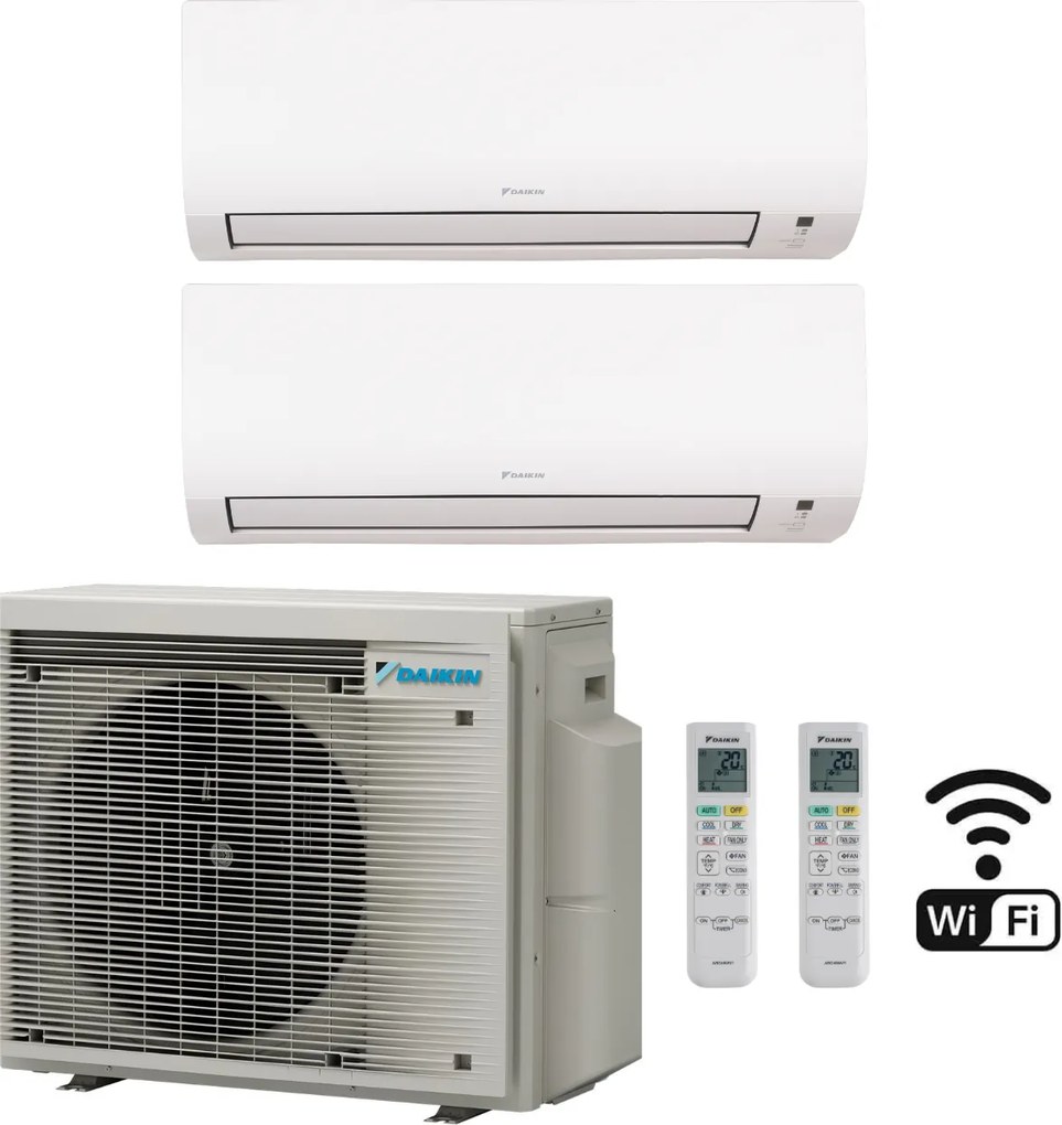 Klimatizace Daikin Comfora 2x2,5 kW - sestava 2+1 včetně montáže