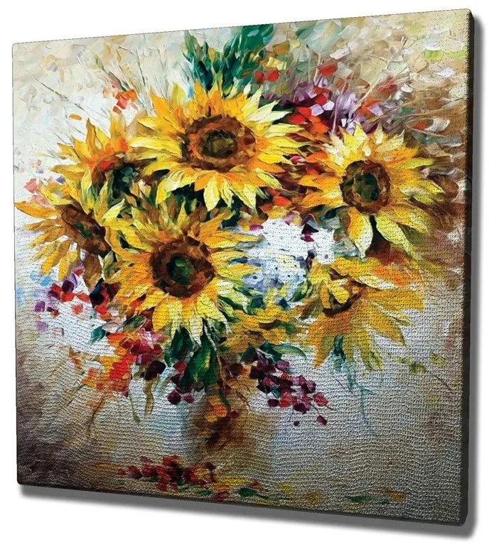 Obraz na plátně Sunflowers KC265 45x45 cm