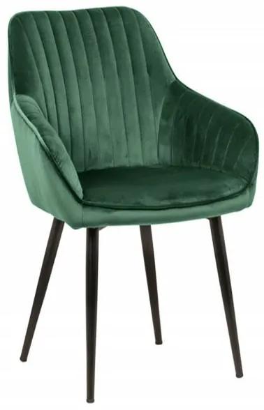 Turin stolička smaragdově
