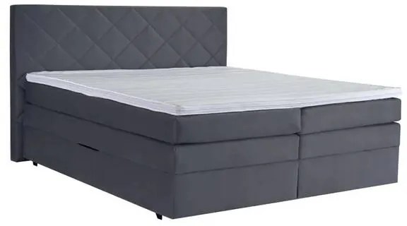 Blanář boxspring Atika 180x200 šedý