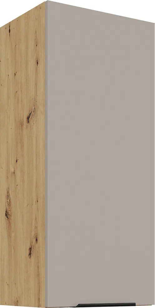 ARIA li | horní skříňka 40 G-90 1F policová | 40 cm | VYSOKÁ | ANTI FINGERPRINT povrch | artisan/béžová