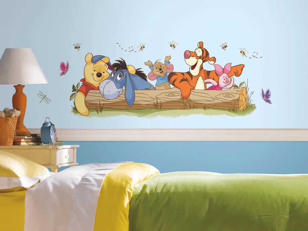 York Wallcoverings Samolepky na stěnu s Disney motivem MEDVÍDEK PÚ a kamarádi