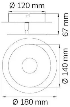 Wofi 451901709000 - LED Nástěnné svítidlo AFIR LED/6W/230V chrom