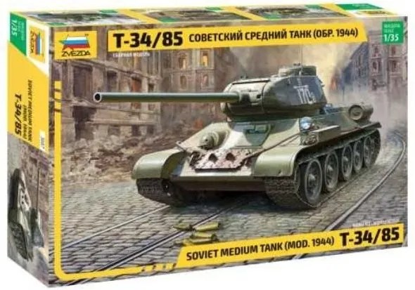 Plastikový model model kit tank 3687 - soviet medium tank t-34/85