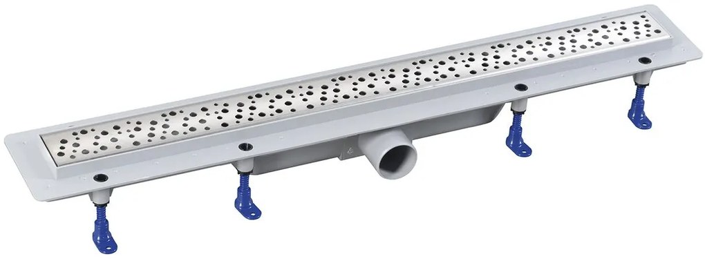 Aqualine Aqualine, MARMI podlahový žlab s roštem z nerezové oceli, L-810, DN50, 1702-80