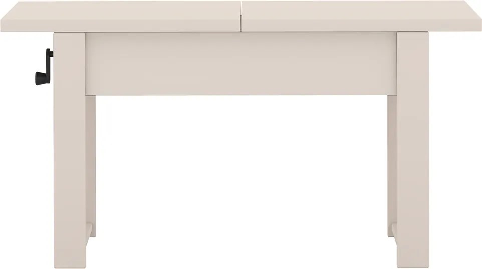 Rozkládací polohovací konferenční stolek HOGO 3v1 | 120-157x62,5-74,5x67 cm | síla horní desky 32 mm | kašmír/nohy kašmír