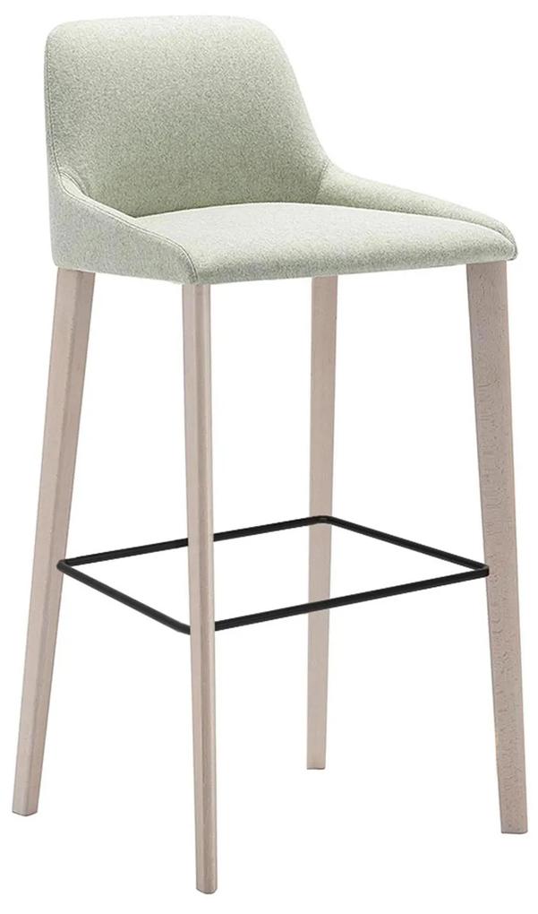 Andreu World designové barové židle Alya Barstool Wood (výška sedáku 66 cm)