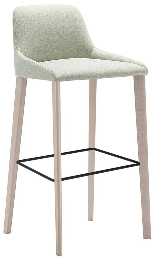 Andreu World designové barové židle Alya Barstool Wood (výška sedáku 66 cm)