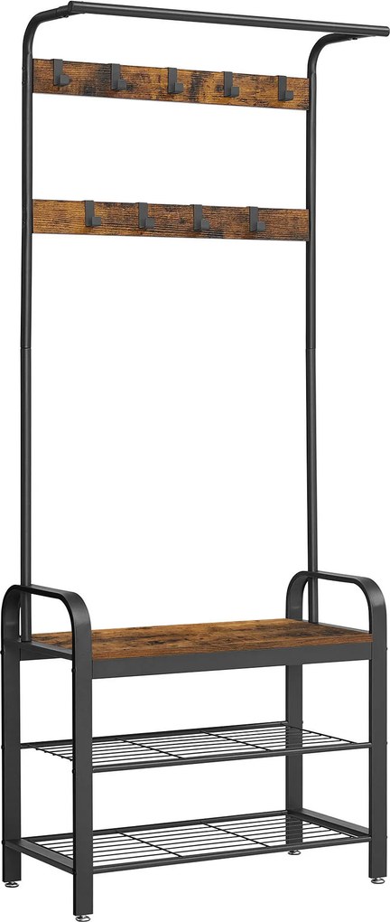 XXXLutz ŠATNA, hnědá, černá, 72/183/33,7 cm Boxxx - Online Only šatny & botníky - 002543007601