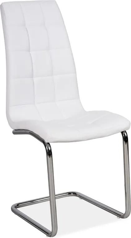 Jídelní čalouněná židle H-103 bílá