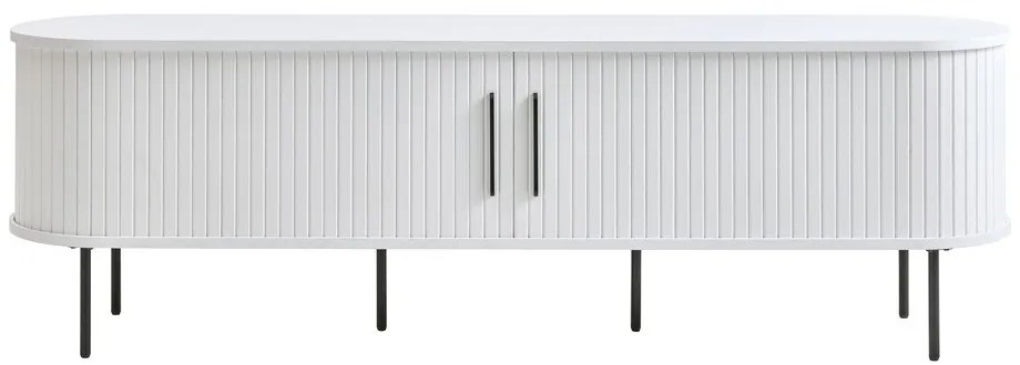 Bílý TV stolek 180x56x45 cm Nola – Unique Furniture