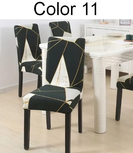 Různé elastické potahy na jídelní židle Varianta: Color 11