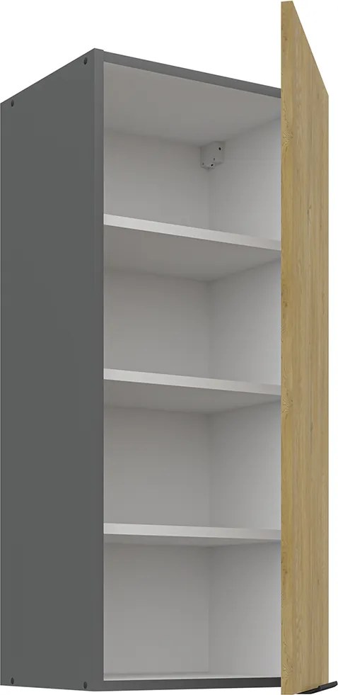 CREMONA ac | horní skříňka 40 G-90 1F policová | 40 cm | VYSOKÁ | antracit/cremona