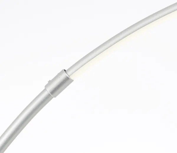 Brilliant - LED Stmívatelná dotyková stojací lampa BOW LED/14W/230V chrom