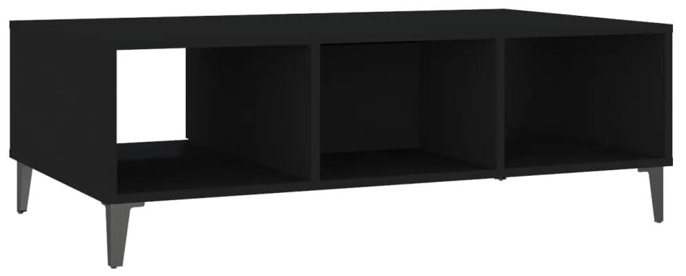 Konferenční stolek černý 103,5 x 60 x 35 cm dřevotříska - Default Title