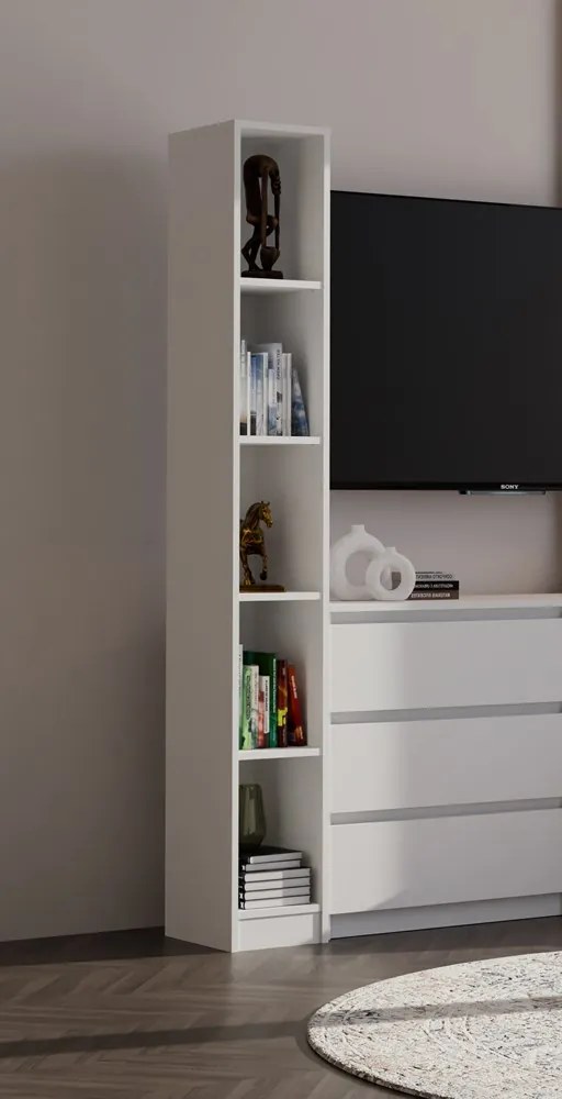 FALCO Knihovna Malvína 25 bílá