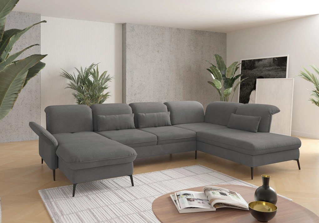 XXXLutz SEDACÍ SOUPRAVA, textil, šedá Sit & More - Sedací soupravy - 00014401185C