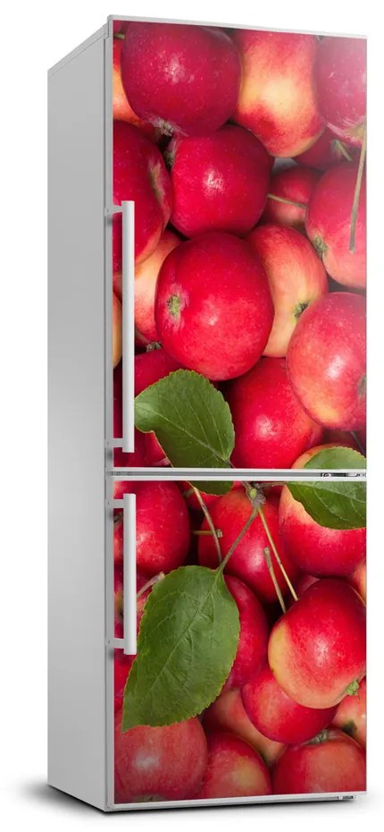 Wallmuralia Nálepka na ledničku Červená jablka 60x180 cm
