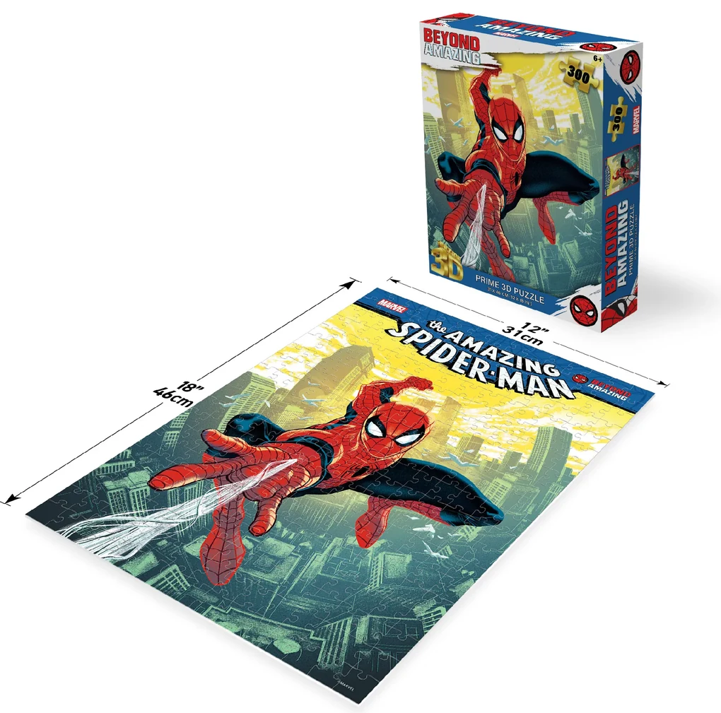 PRIME 3D PUZZLE - Marvel Comics Spider-Man 300 dílků | BIANO