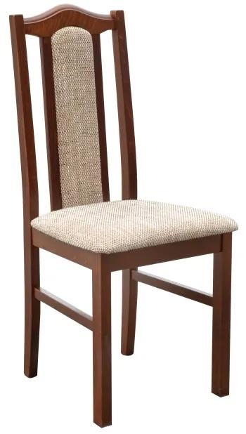 Jídelní židle Lara Zvolte dřevo: Bílá, Zvolte látku: látka 10b