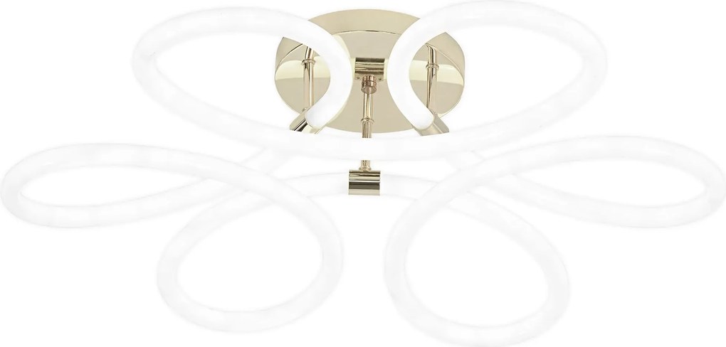 Toolight Rea, Moderní stropní svítidlo LED G023-C Gold, OSW-06374