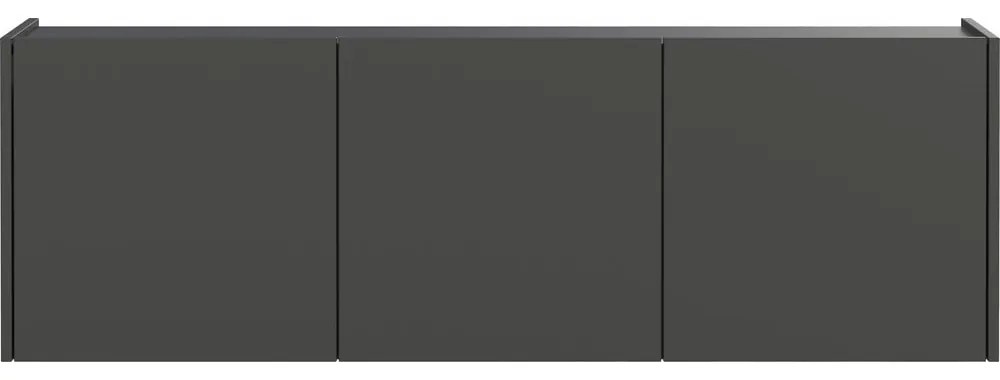 Antracitový TV stolek 138x45 cm Piana – Germania