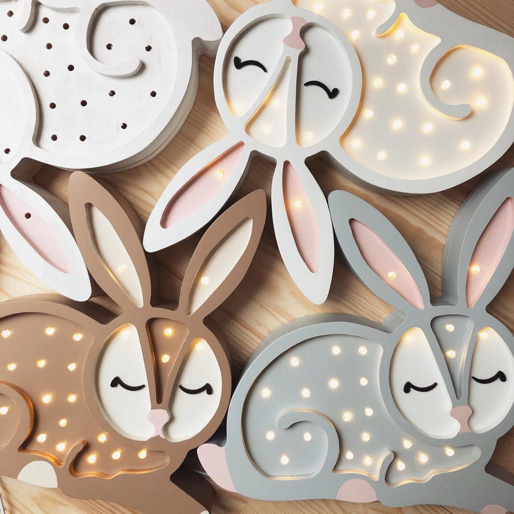 Little Lights Lampa Bunny Chocolate Brown