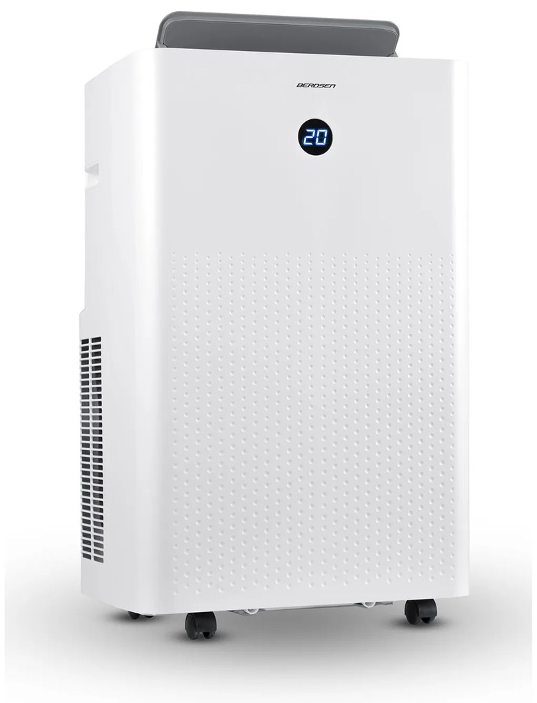 Přenosná klimatizace 14000 BTU s odvlhčovačem a topením WiFi 37l za 24 hodin Berdsen BD-583