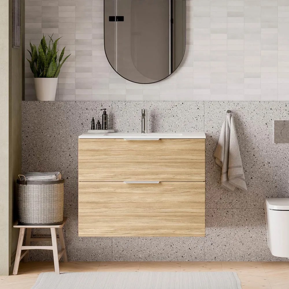 Duravit umyvadlo s umyvadlovou skříňkou TIM 80 cm