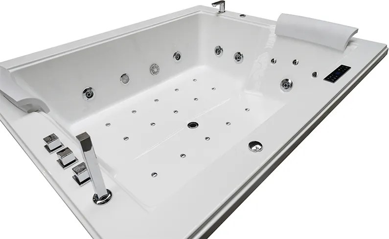 BPS-koupelny Hydromasážní vana DIABLO 666 II 180x150 s ohřevem vody