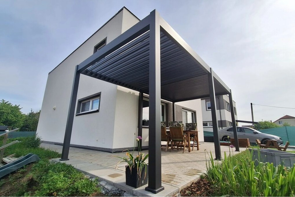 Rojaplast | Bioklimatická pergola INTRO NEO 5,3x3 m, hliník/ocel - volně stojící | 11640705