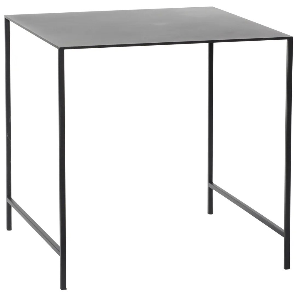Hübsch Set dvou odkládacích stolků DUO černý 991326