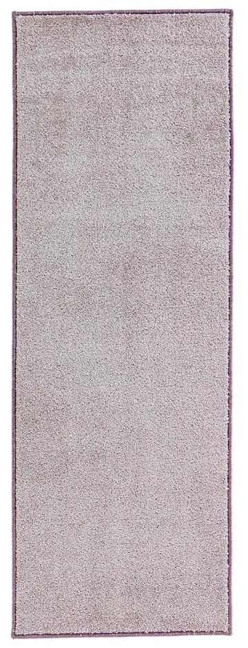 Růžový běhoun Hanse Home Pure, 80 x 300 cm