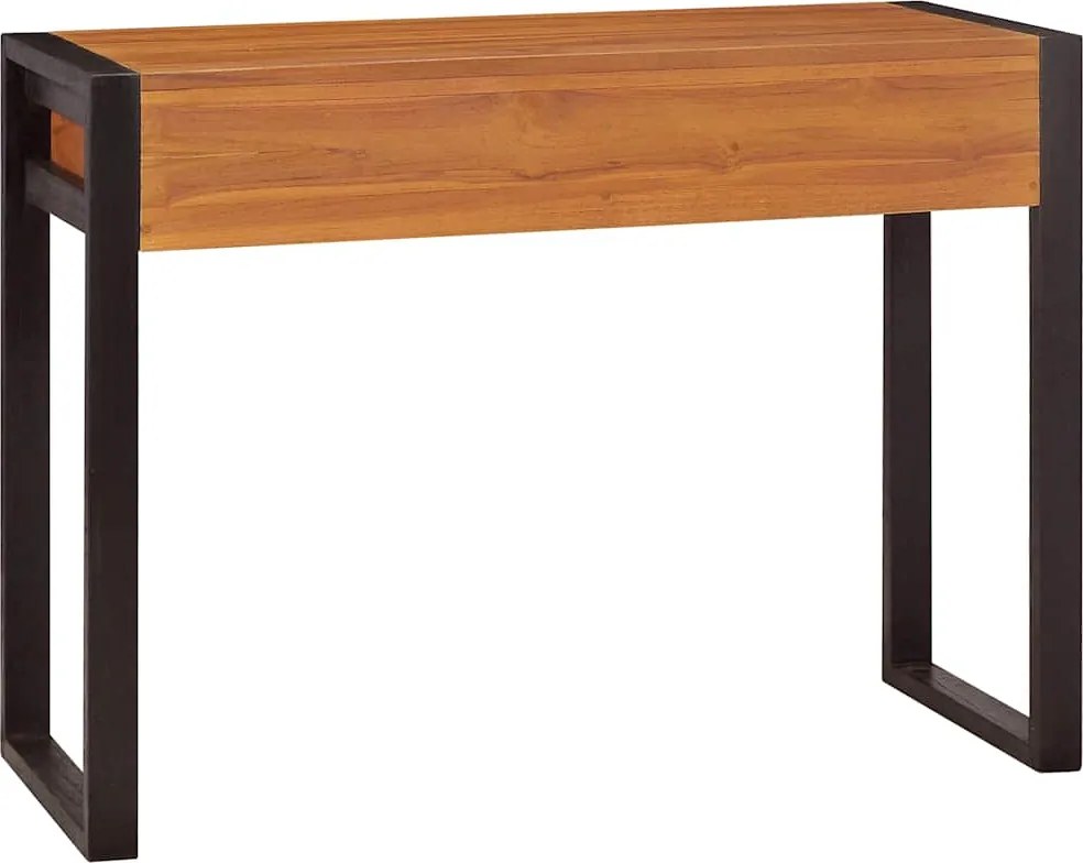 Psací stůl se 2 zásuvkami 100 x 40 x 75 cm teakové dřevo 325268