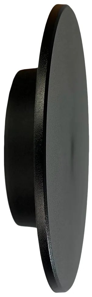 Exteriérové ​​nástěnné LED svítidlo Disk, 1x LED 12w, CCT, černá