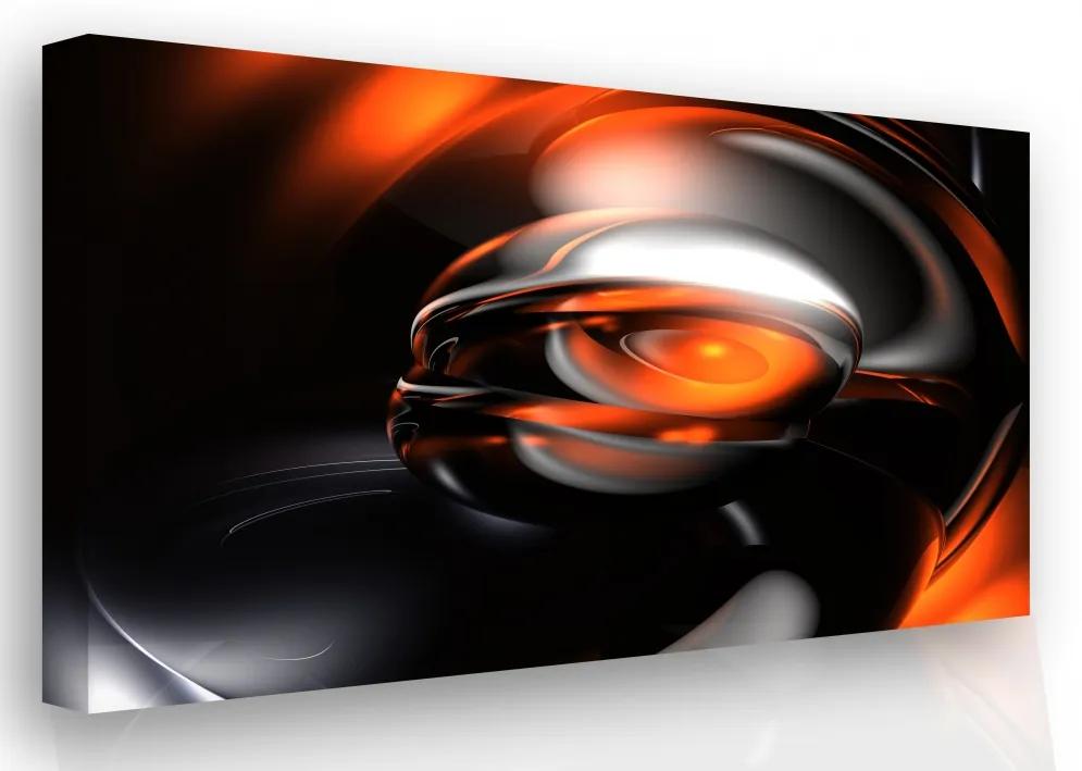 Malvis ® Obraz na stěnu Oranžová fantazie Velikost (šířka x výška): 120x80 cm