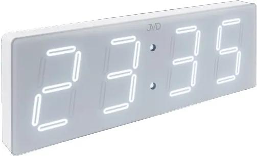 Velké svítící digitální moderní hodiny JVD DH1.4 (bílé LED číslice) | BIANO