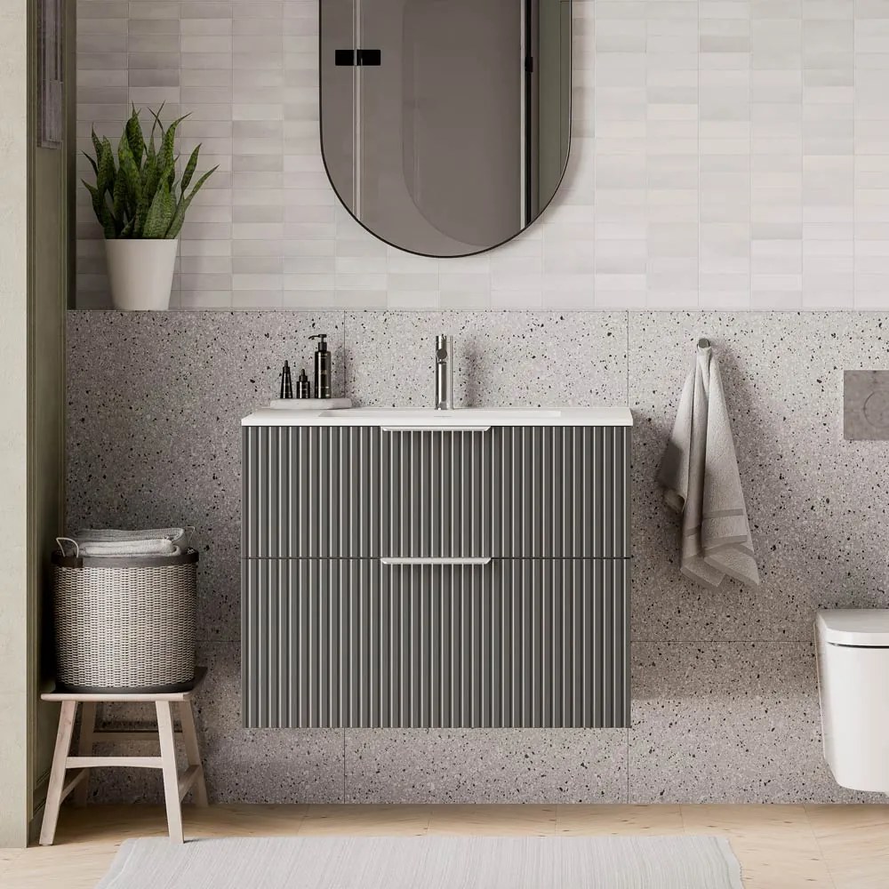 Duravit umyvadlo s umyvadlovou skříňkou TIM 80 cm