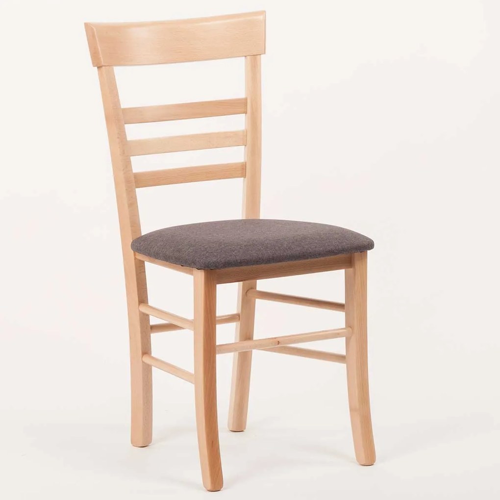 Stima Židle SIENA s čalouněným sedákem buk LUX černá 23