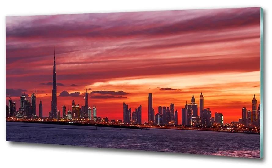 Wallmuralia Moderní foto obraz na stěnu Západ slunce Dubaj 100x50
